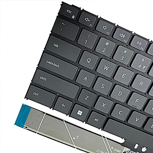 GinTai Laptops US Keyboard with Backlit Replacement for Dell Vostro 5310 5320 5410 5415/for Latitude 3320 3420 (Black)