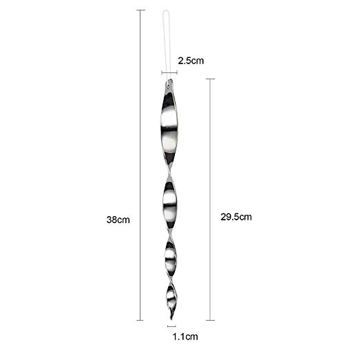 Besmon Woodpecker Bird Scare Devices，Reflective Scare Rods Control Device to Keep Birds Away from Patio Pool（Christmas Reflective Strip Hanging Home as Decoration） (30PCS)