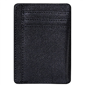 iZiv Slim Wallet,Mini RFID Front Pocket Wallets Minimalist Secure Thin Credit Card Holder