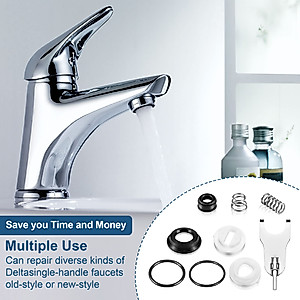 Dreyoo 2 Pack Kitchen Faucet Repair Kit, Compatible with Delta/Peerless Faucet RP3614 Single Handle Faucets #70 and #212 Ball Faucets, Faucet Replacement Parts, Stainless Steel