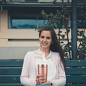 GINGPROUS Daughter In Law Gifts, The Only Thing Better Than Having You Tumbler Mothers Day Birthday Christmas Gifts for Daughter In Law from Mother In Law, 20oz Insulated Travel Tumbler, Rose Gold