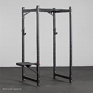 Titan Fitness T-3 Series Rack Mounted Step-Up Platform, 22" x 15" Diamond Plate Platform, 550 LB Capacity