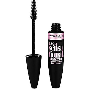 Maybelline New York Lash Sensational Luscious Waterproof Mascara, Brownish Black, 0.3 fl. oz.