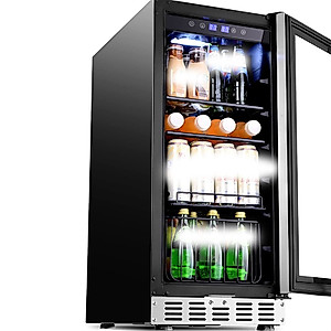 SHKI Wine Cooler Black Color Square Electric Wine Cooler Stainless Steel Small Wine Refrigerator Cooler