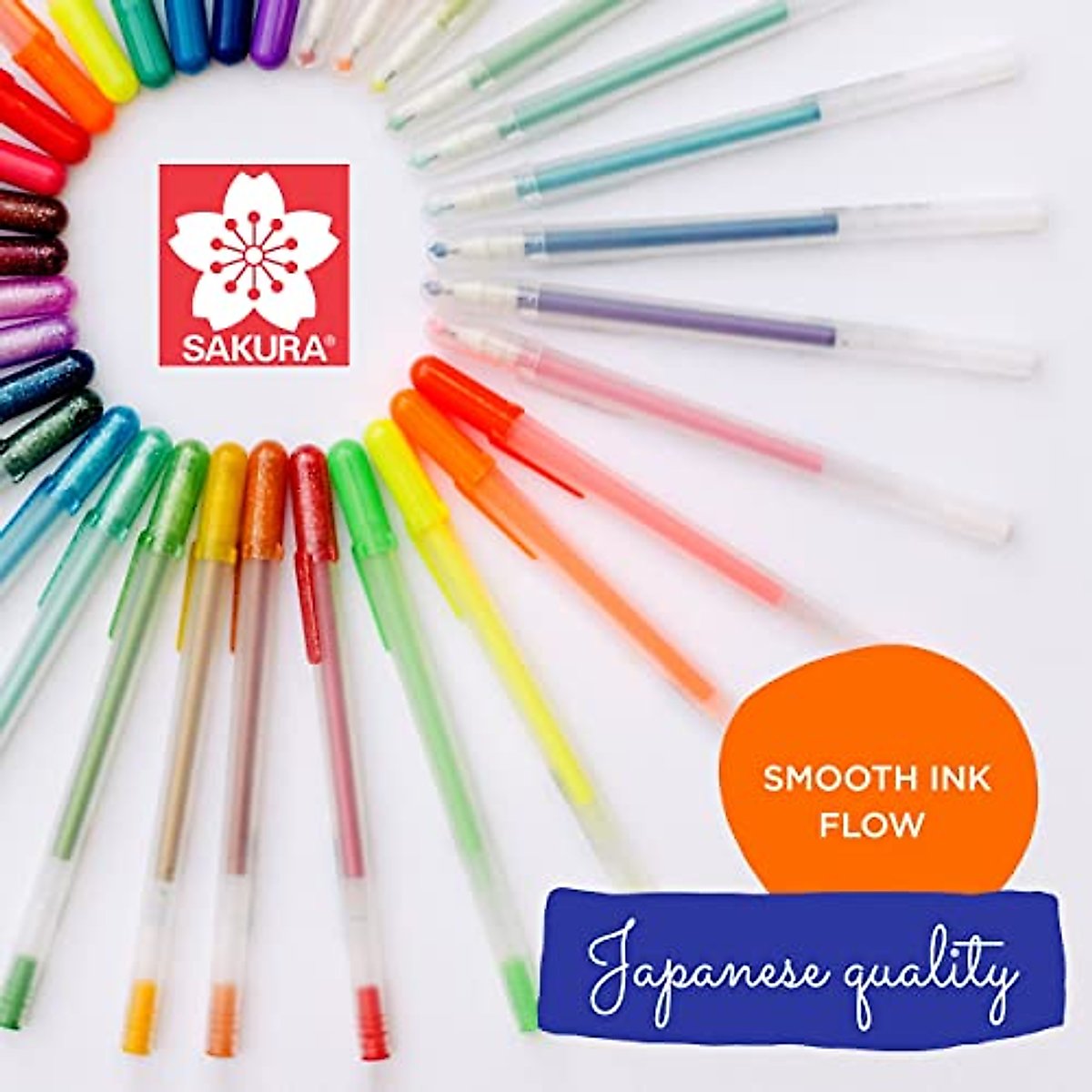SAKURA Gelly Roll Moonlight 10 Gel Pens - Bold Point Ink Pen for Journaling, Art, or Drawing - Assorted Bright Ink - Bold Line - 10 Pack