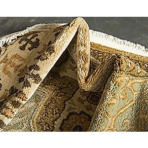 Unique Loom Palace Collection Area Rug - Saray (5' 1" x 8' Rectangle, Cream/ Light Brown)