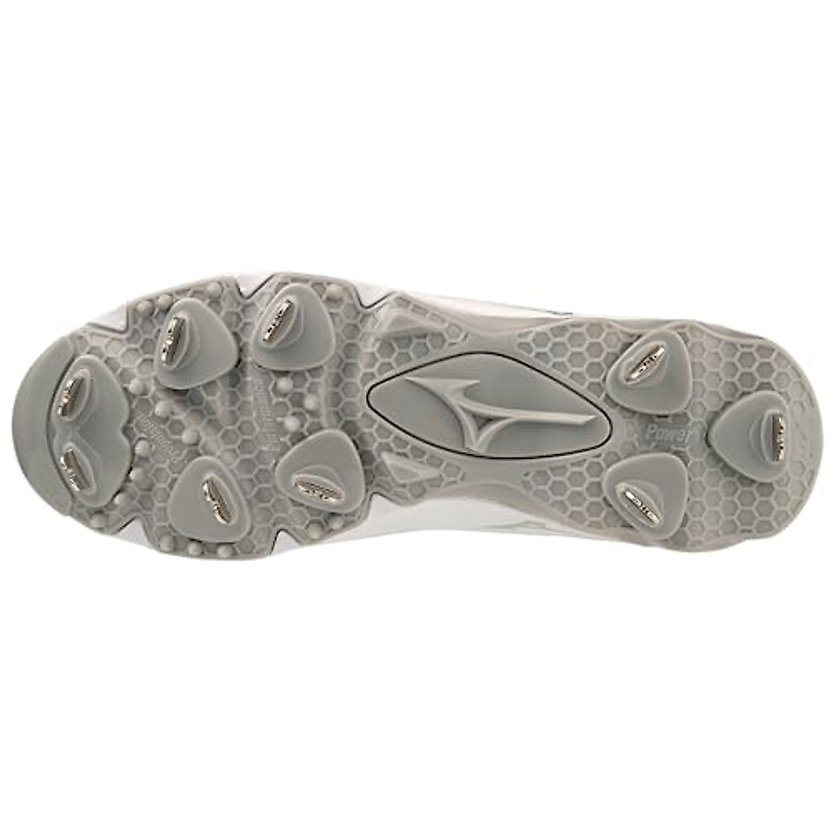 Mizuno Women's 9-Spike Swift 8 Low Metal Softball Cleat, White, 11