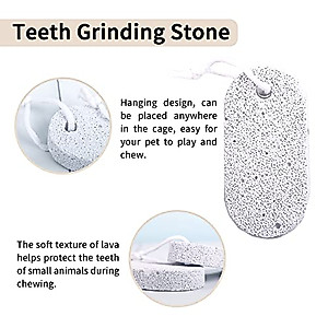 BNOSDM 12 Pack Small Animals Himalayan Salt Licks Set, 6 Rabbit Mineral Salt Blocks and 4 Hamster Teeth Grinding Stones Natural Bunny Chew Treat Toys for Rats Guinea Pigs Ferrets Chinchillas