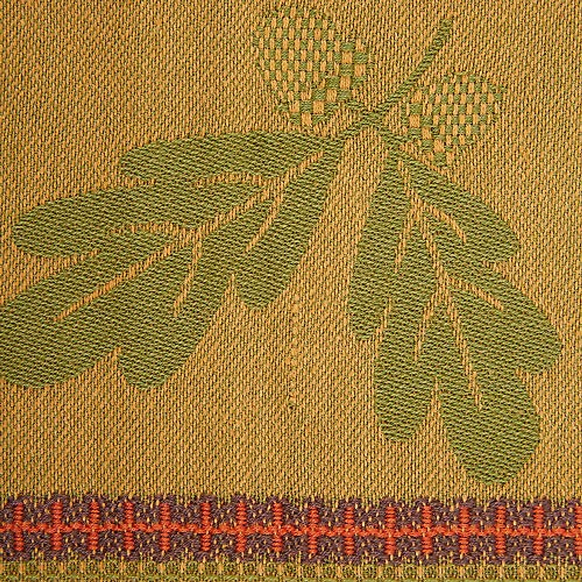 DII Fall Kitchen Towels Decorative and Absorbent Cotton Jacquard Dish Towel Set, 18x28, Autumn Acorn Leaves, 3 Count