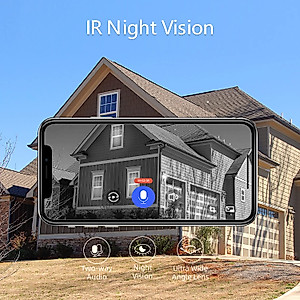 KALOGL Doorbell Camera Wireless WiFi Video Doorbell IP65 Waterproof, Battery Powered,2-Way Audio, Smart IR,Wide Angle,Cloud Storage,2.4G WiFi