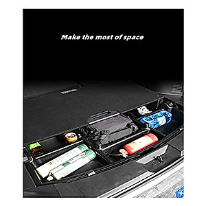 ITAPEL Compatible with Nissan X-Trail XTrail 2017-2020 Accessories Car Trunk Storage Box Organizer Large Box Organize Car Repair Tools Debris Boxes