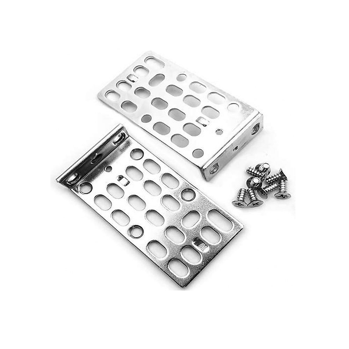 GSDT Network Router Switch Wall Mount Rack Shelf Bracket Mounting Kit | Rack Holder for Cisco Catalyst 2948G 2960 2960 24 2960 48 2960G 24 2960G 48 2960S 24 2960S 48 2970G Switches, Silver