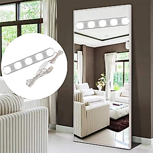 Tomshine LED Vanity Lights for Mirror 5 Bulbs 3 Color Modes Brightness Dimmable 4W USB Power Makeup Cosmetic Table Dressing Light for Bathroom Dressing Room Christmas Gift