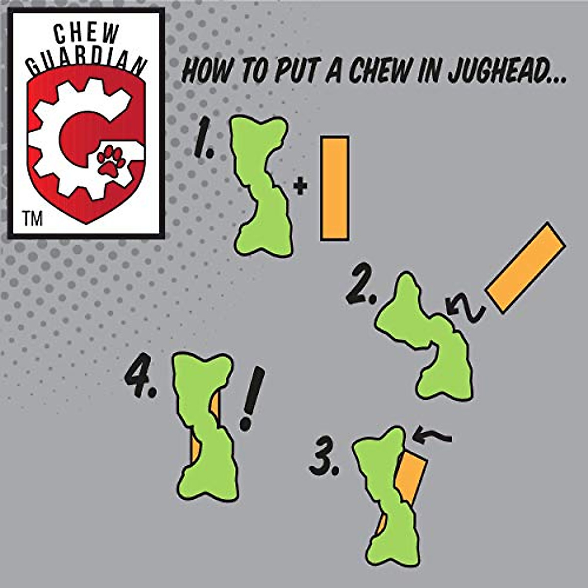 Jughead Classic | Insert Chews - Chew Smarter - Chew Longer | Small