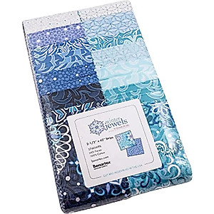 Amanda Murphy Winter Jewels Strip-Pies 40 2.5-inch Strips Jelly Roll Benartex, Assorted (STWJWPK)