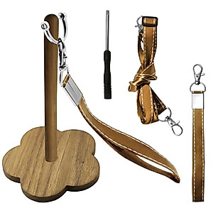 Wrist Yarn Holder, Crochet Yarn Holder Yarn Ball Holder, Portable Yarn Holder with Wrist Strap, Wooden Yarn Organizer Yarn Holder Hanger for Crocheting, Yarn Dispenser Sewing DIY Knitting Supplies