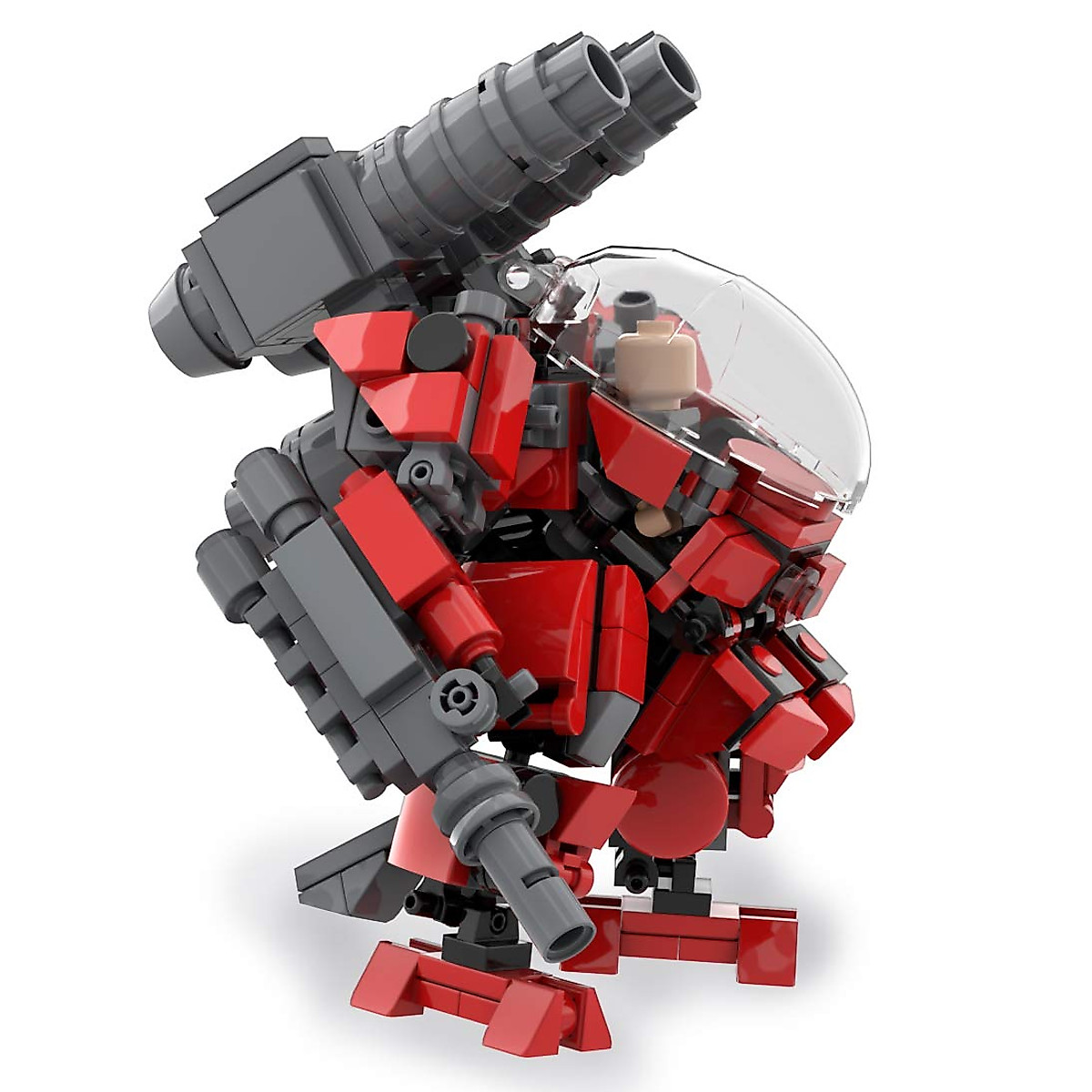 LogMech Original ALPH-Team ALPH-R17 MOC Frame Mech Building Blocks Robot Set, 296 pcs