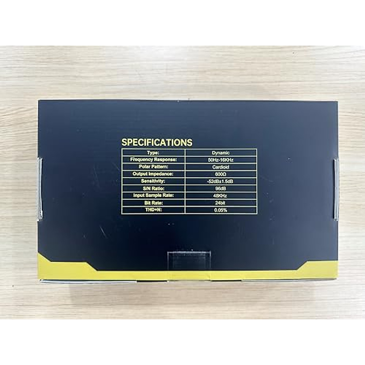 FDUCE Wireless Microphone, Karaoke Mic, UHF Dual Handheld Dynamic System with Rechargeable Receiver for Party, Church, Meeting, Wedding, 260ft (Grey and Gold)