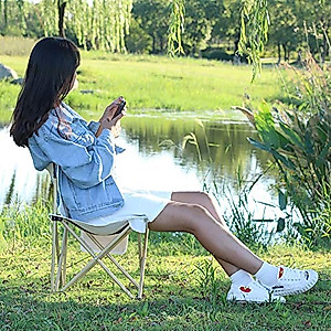 Outdoor Table and Chair Set Folding Table and Chair Set, Portable Barbecue Camping Chair, Outdoor Aluminum Alloy Folding Table and Chair Portable Table Set