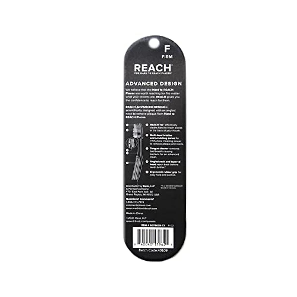 Reach Adv Toothbrush Firm Size 3ct