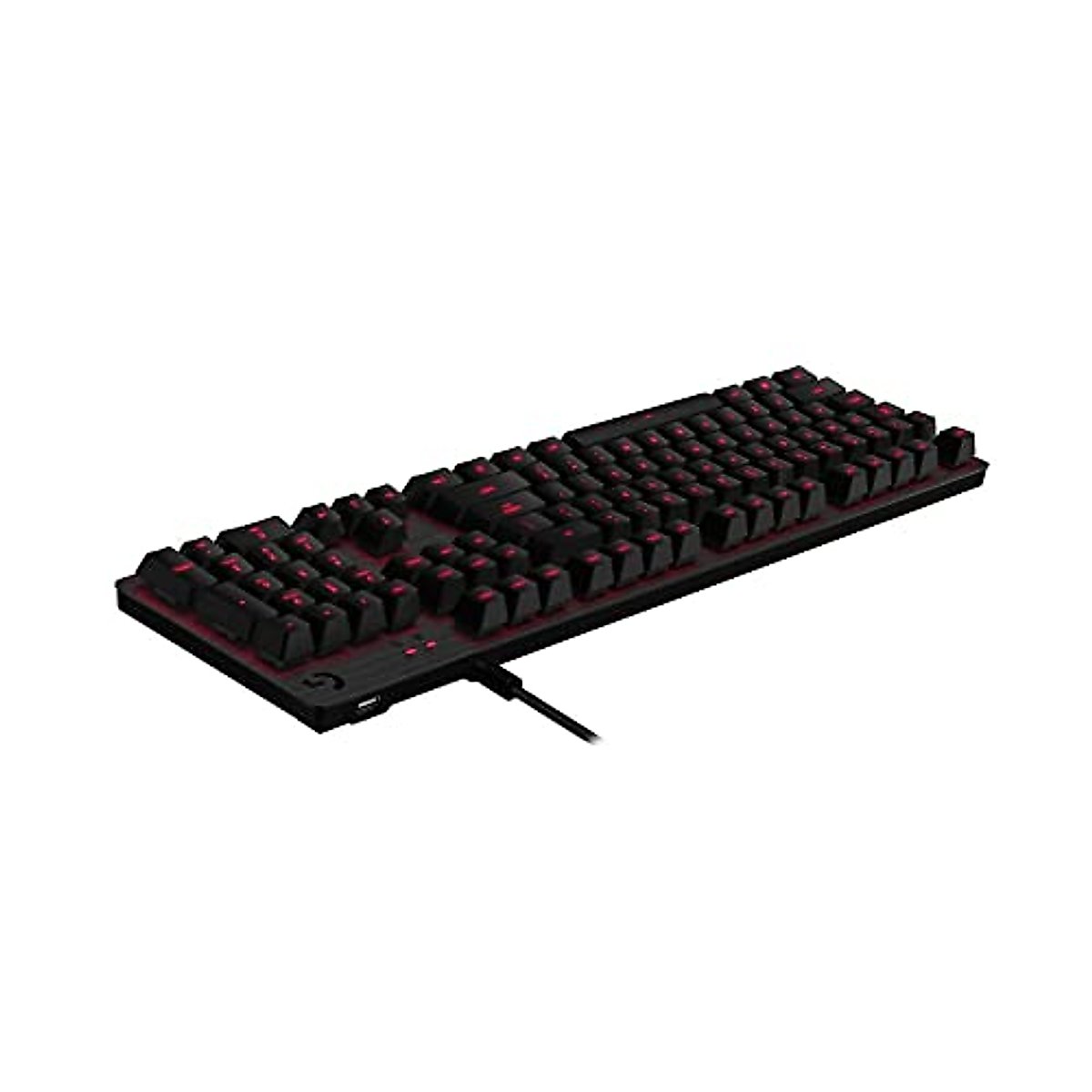 Logitech G413 Backlit Mechanical Gaming Keyboard with USB Passthrough – Carbon