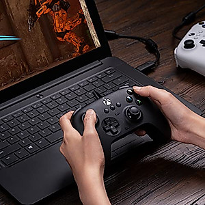 8Bitdo Ultimate Wired Controller for Xbox Series X, Xbox Series S, Xbox One, Windows 10 & Windows 11 - Officially Licensed (Black)