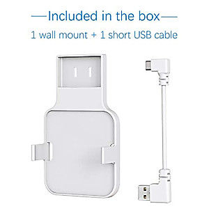 Outlet Wall Mount for Blink Sync Module 2, Mount Bracket Holder for Blink Outdoor Camera No Messy Wires Outdoor and Indoor Home Security Camera Mount with Short Cable (1 Pack)…