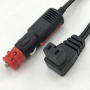 DC Power Cord Power Cable 11.5 ft Length 12V/24V for Car refrigerator Car Fridge Freezer Compatible with Alpicool, Bodega, Euhomy, BougeRV, ARB, Dometic, ICECO, Setpower, JoyTutus (DC Power Plug Only)
