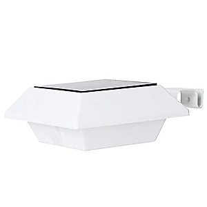 Solar Fence Light, Garden Security Gutter Lamp Solar Powered for Fence Roof Gutter Garden Yard Wall Lamp for Aisle for Home