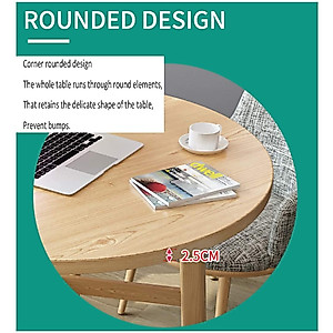 Office Conference Table, Office Table and Chair Set Small Dining Table Set, Round Dining Table Set, Restaurant Table and Chair Set for Combination Living Room Bedroom Balcony Study Room Office Meeting
