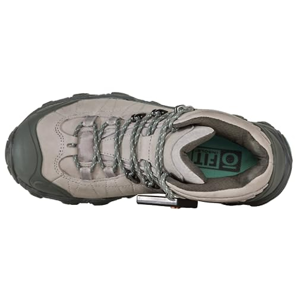 Oboz Women's Bridger Mid B-DRY Hiking Boot, Frost Gray, 6.5