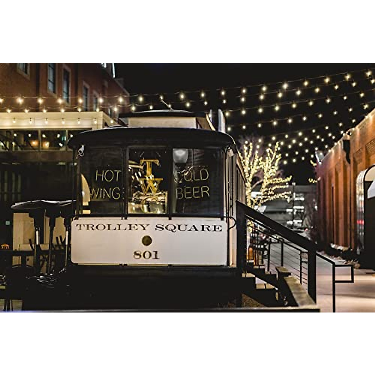 SFEG G40 String Lights - 5W Warm Incandescent Shatterproof Glass Bulbs, 18-Gauge Wire - Dimmable Globe String Lights for Backyard, Patio, Porch, Garden - Decorative Outdoor Hanging Lights - 50ft