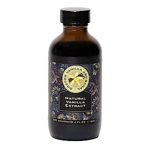 Natural Vanilla Extract (4oz) - Bourbon, Madagascar, Kosher, Sugar free, GMO free, gluten free, and additive free