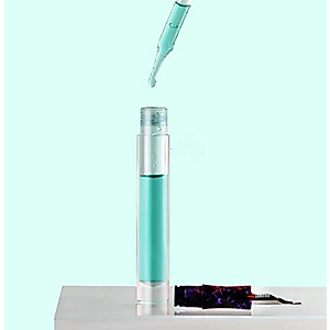 Lanxivi Majohn C1 Fountain Pen Fine Nib Clear Transparent Acrylic Resin, Mini Pocket Pen, Eyedropper,Cartridges and Converter Filling