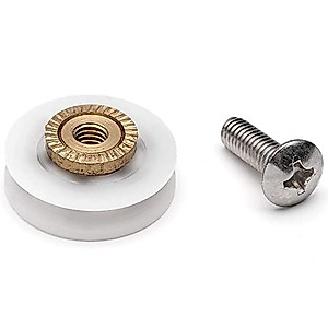 Replacement Shower Door Rollers/Runners/Wheels Grooved 19mm Diameter (19mm-4pcs)