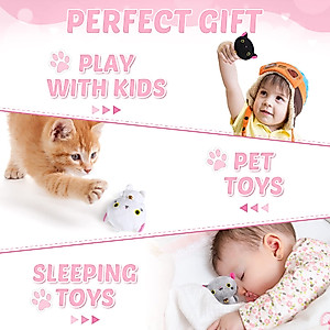 9 Pieces Mini Cat Plush Stuffed Animals Bulk Cute Small Stuffed Kitten Soft Cats Doll Plush Toys Hanging Pendant Ornament For DIY Keychain Birthday Decoration Party Favors Supplies(Bell Style)