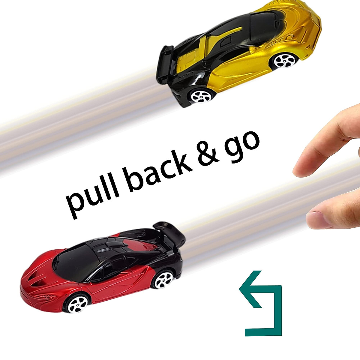 Cars Cake Topper Model Racing Car Chequered Flag Sports Themed Birthday Party Decor Supplies Decorations for Boys Kids