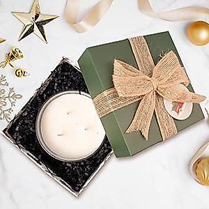 MagicWater Supply Crinkle Cut Paper Shred Filler (4 oz) for Gift Wrapping & Basket Filling - Black