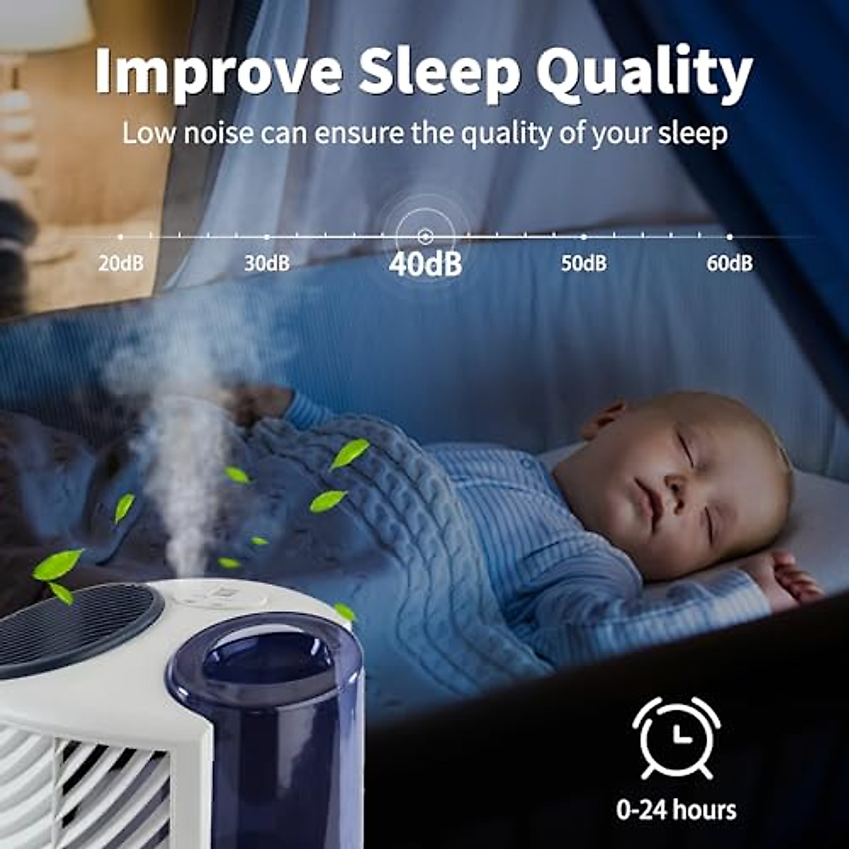 ROMON 1040 Super Humidifier Wick Filter Replacement for Essick Air AIRCARE B40 7D6 100 CM330ABLK CM330AWHT CM330DBLK CM330DWHT E35000 E27000, 2 Pack