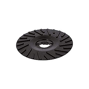 BOSCH MGX0450 4-1/2 In. X-LOCK Backing Pad with X-LOCK Clip - Medium Hardness, Use with Fiber Discs, for Applications in Metal Surface Finishing, Weld Blending, Rust Removal, Black