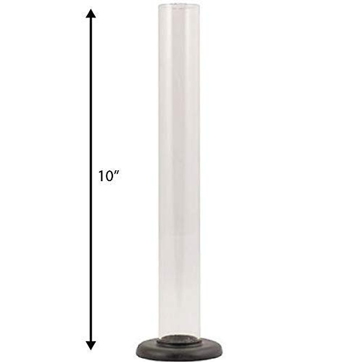 Fermtech 10" Hydrometer Test Jar for Beer or Wine Sampling, Plastic bu Ubrewusa