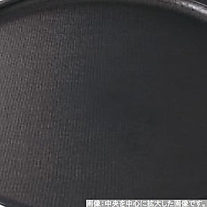 J-Kitchens Shaku 3 Cloth Round Obon (Bon Tray Tray) Black SL Made in Japan