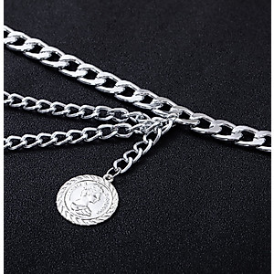 YOVORO 9PCS Sexy Belly Waist Chain for Women Bikini Body Chain Beach Bra Chain Jewelry Set S