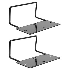 PRETYZOOM 2pcs Mattress Retainer Bar for Adjustable Beds, Keep Mattress from Sliding No Drill Mattress Retainer Bar Metal Bed Gripper for Wooden Bed Frame