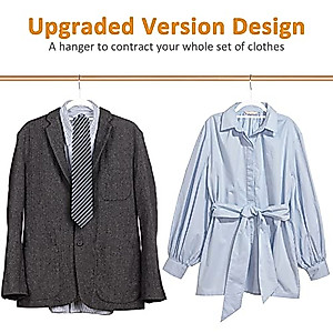 Micuul Velvet Hangers 50 Pack, Pink Hangers with Tie Bar, Non-Slip & Durable Clothes Hangers Holds up to 18 lbs, Heavy Duty 360 Degree Swivel Felt Hangers for Coats, Pants & Dress Clothes White