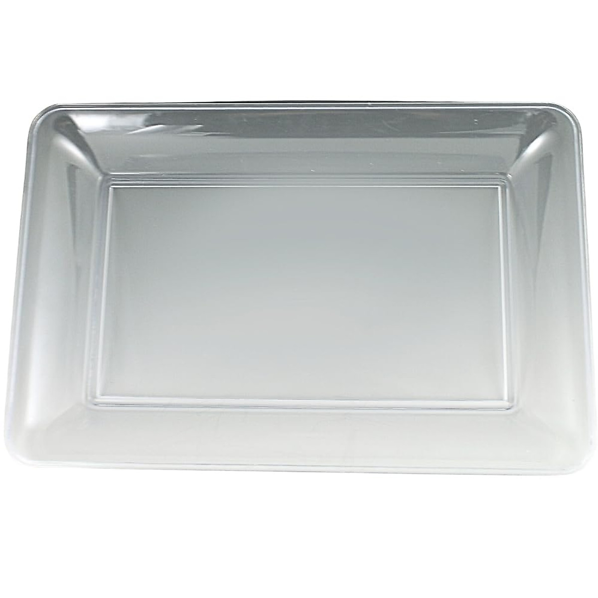 Maryland Plastics Plastic Tray - 10" x 14" | Clear | Rectangular | 1 Pc.