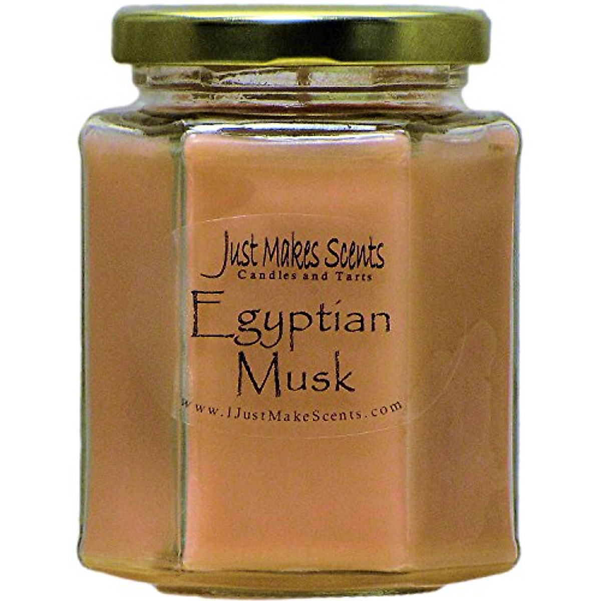 Egyptian Musk Scented Blended Soy Candles by Just Makes Scents (8 oz) …