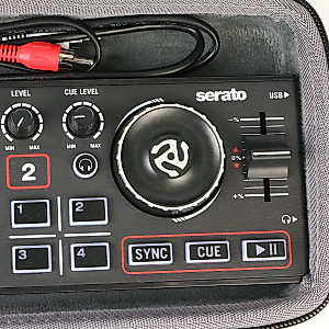 co2CREA Hard Case Replacement for Numark DJ2GO2 Touch Compact DJ Controller