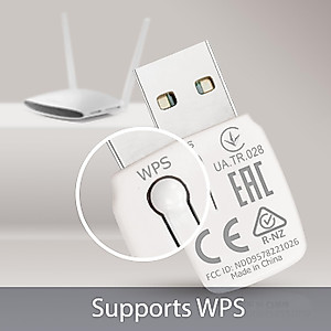 Edimax Wi-Fi 4 802.11n Mini USB Adapter, Works with Raspberry Pi, Wireless N300 Dongle, 300Mbps throughput, Auto-Power Adjustment for energy saving, Win 10 Plug-n-Play, Mac OS, Linux, EW-7722UTn V2