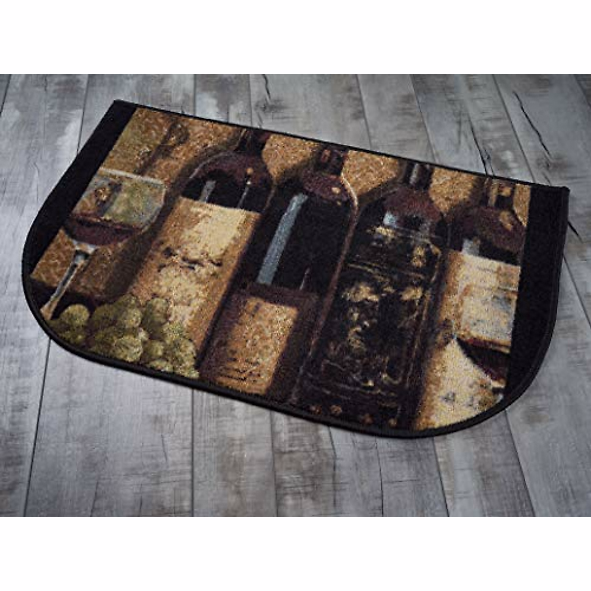 Brumlow MILLS Wine Botique Area Rug for Kitchen, Dining, Bedroom, Living Room and Home Decor, 19" x 32", Tan